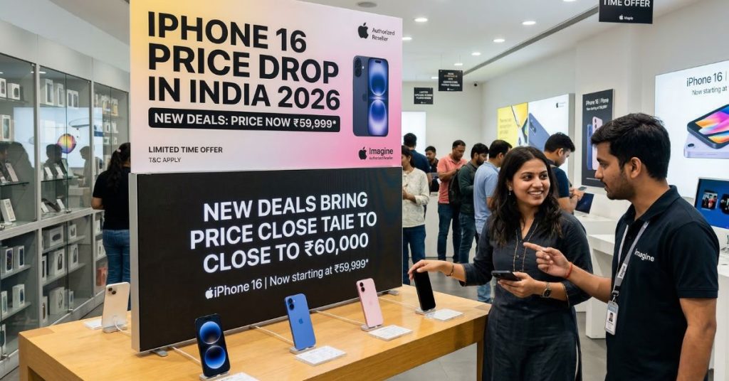 iPhone 16 Price Drop in India 2026: New Deals Best Price Close to ...